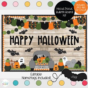 Hocus Pocus Everybody Focus Halloween October Bulletin - Etsy