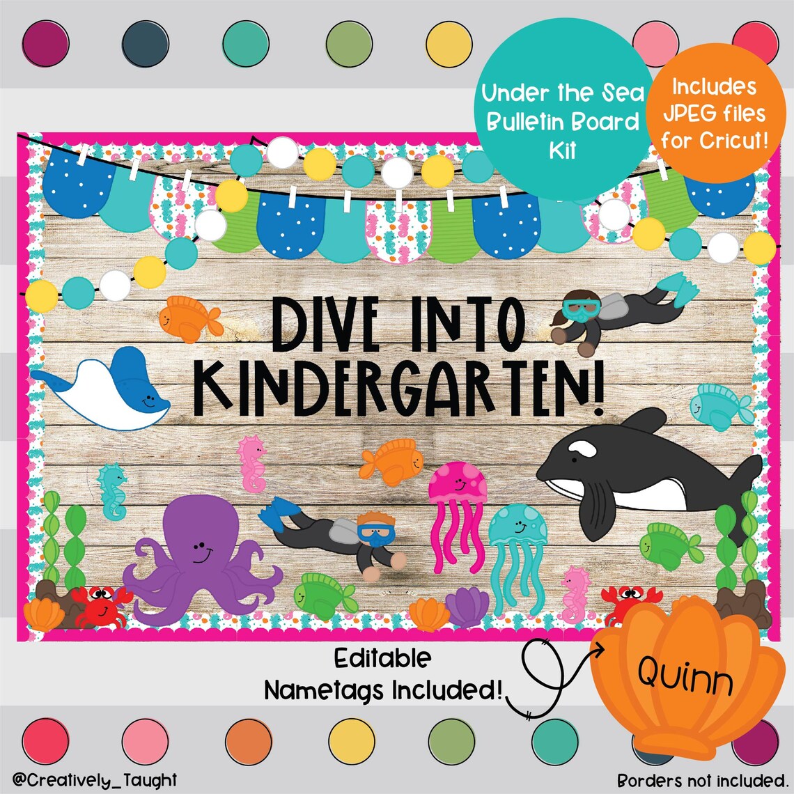 Ocean Under the Sea Back to School Bulletin Board - Etsy