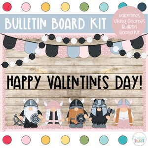 Valentine Viking Gnomes - Valentines Gnomes - February Bulletin Board ...