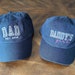 Daddy Daughter Hat • Father's Day Gift • Personalized Date Name Cap ...