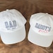 Daddy Daughter Hat • Father's Day Gift • Personalized Date Name Cap ...