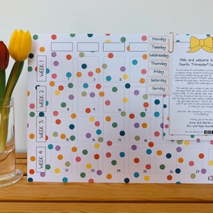 1 Month Fourth Trimester Calendar for New Mums - Etsy