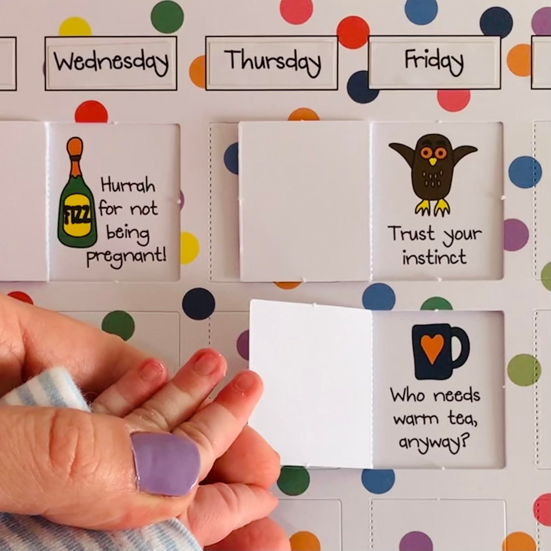 1 Month Fourth Trimester Calendar for New Mums - Etsy UK