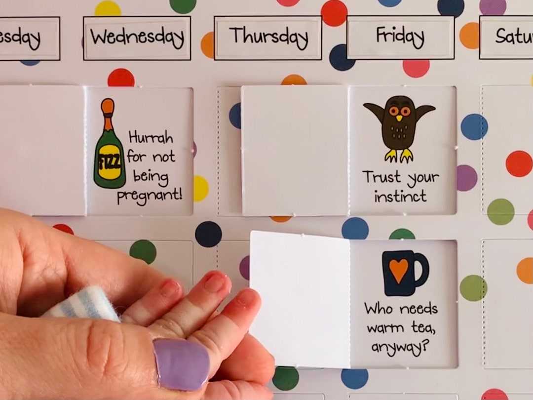 1 Month Fourth Trimester Calendar for New Mums - Etsy