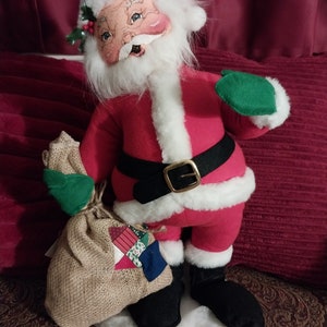 1997 Annalee 18 Inch Musical Santa - Etsy