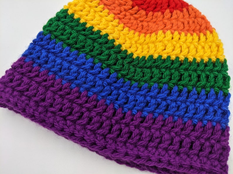 Rainbow Beanie Pride Flag LGBTQ Pride Baby Beanie Beanie - Etsy