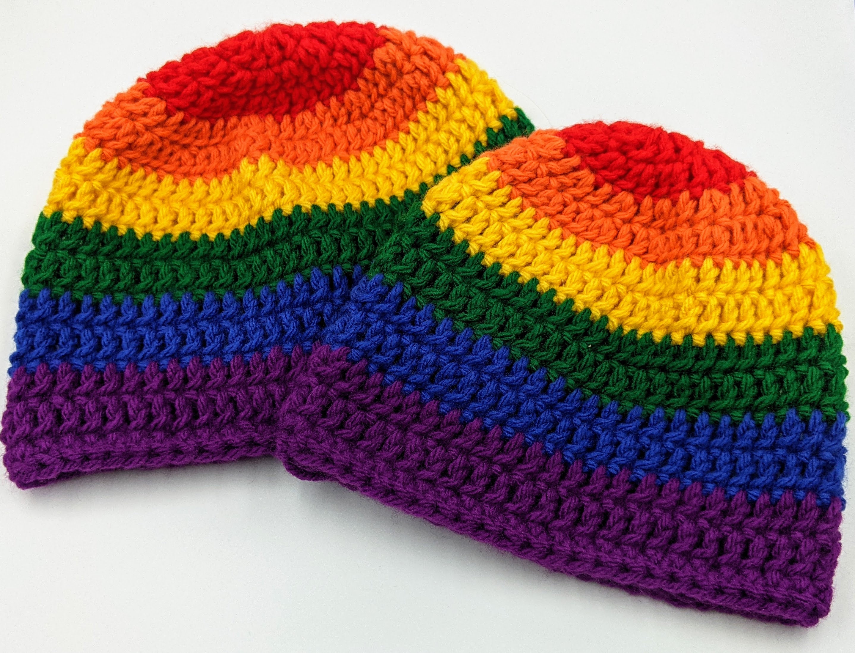 Rainbow Beanie Pride Flag LGBTQ Pride Baby Beanie Beanie - Etsy