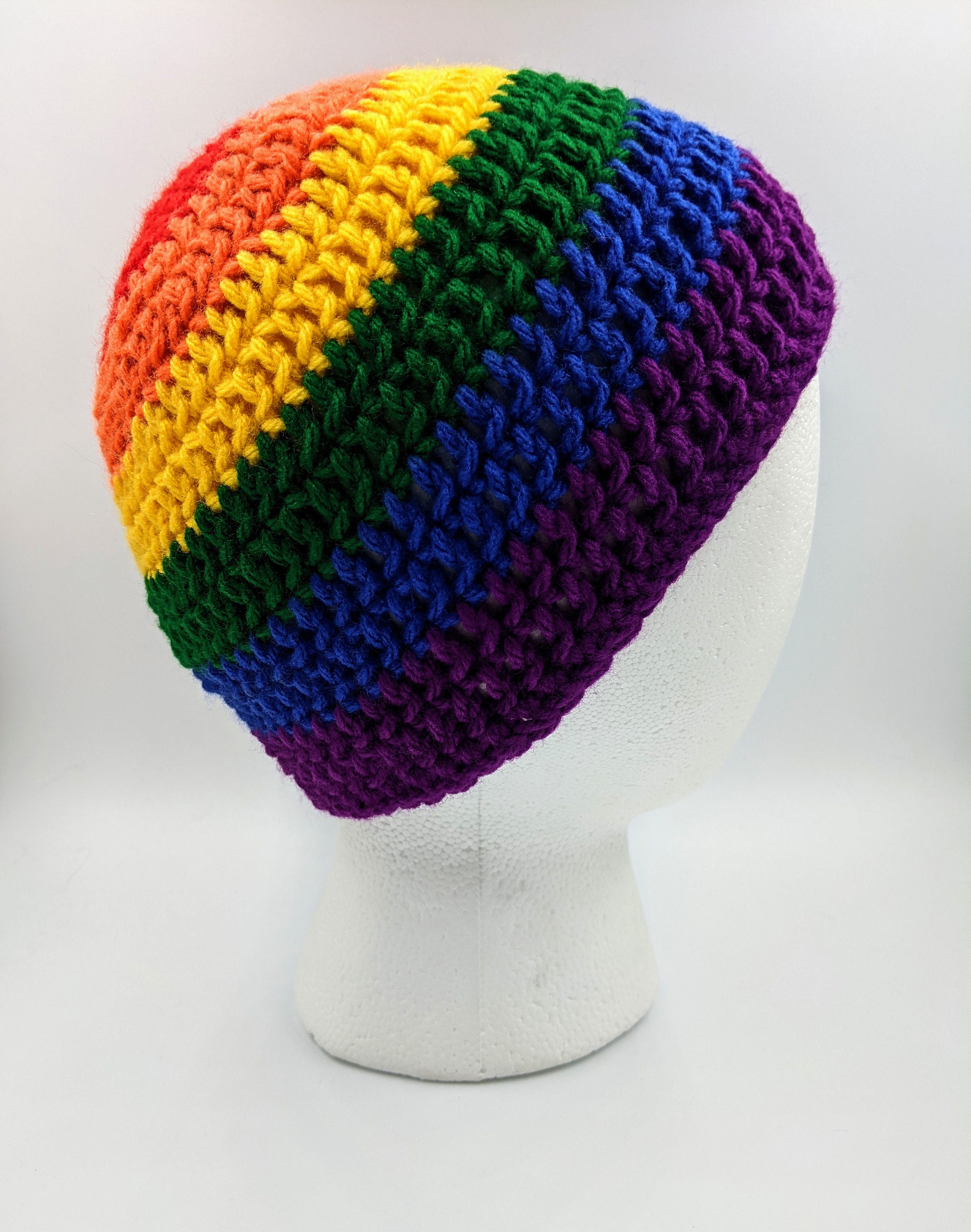 Rainbow Beanie Pride Flag LGBTQ Pride Baby Beanie Beanie - Etsy