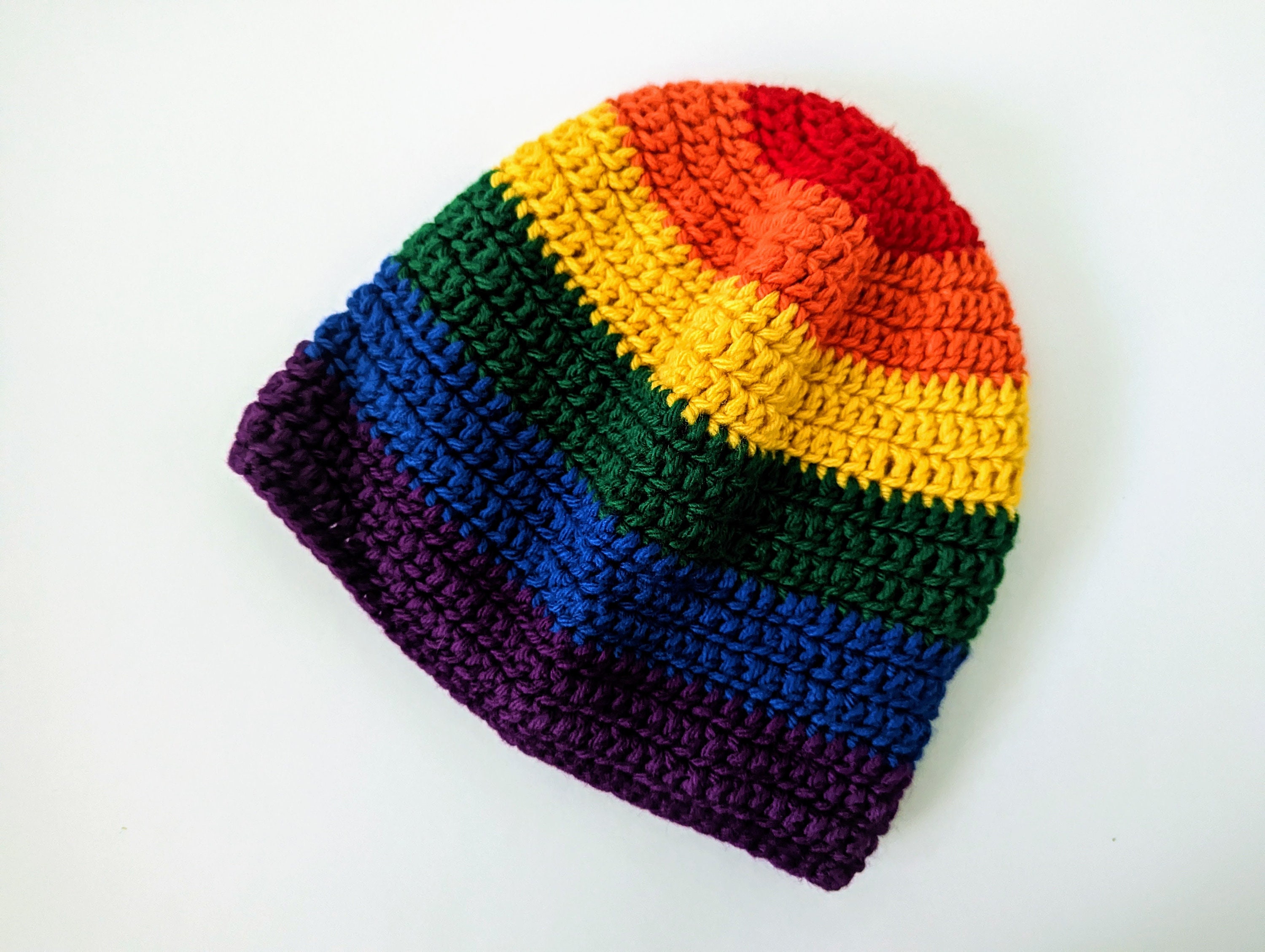 Rainbow Beanie Pride Flag LGBTQ Pride Baby Beanie Beanie - Etsy