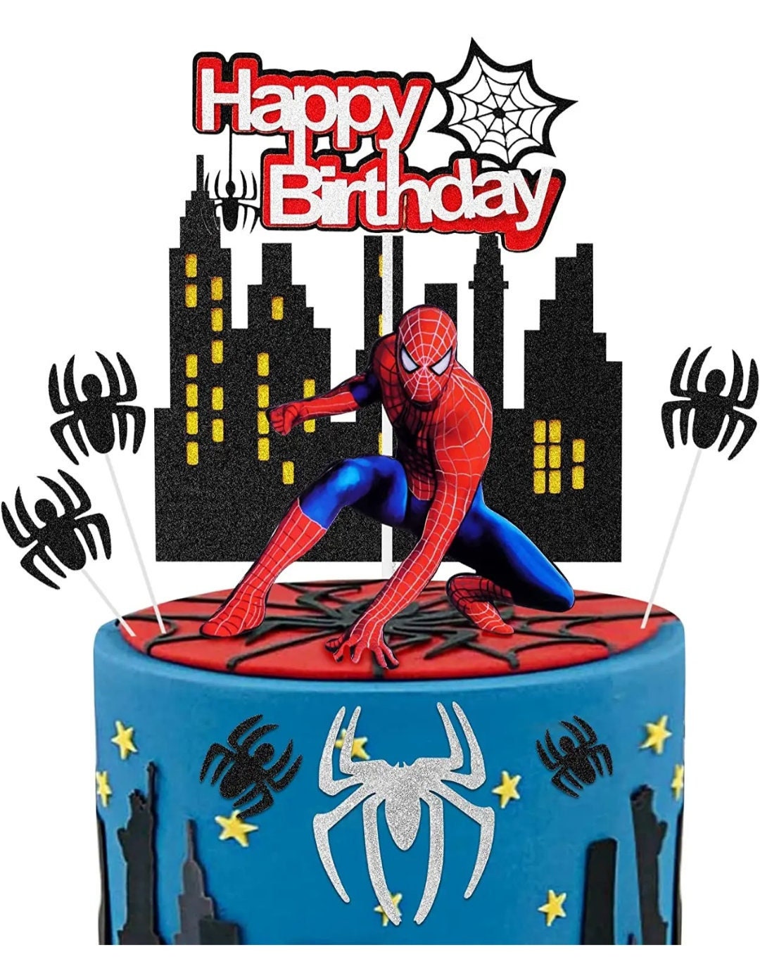 Spiderman Cake Topper - Etsy