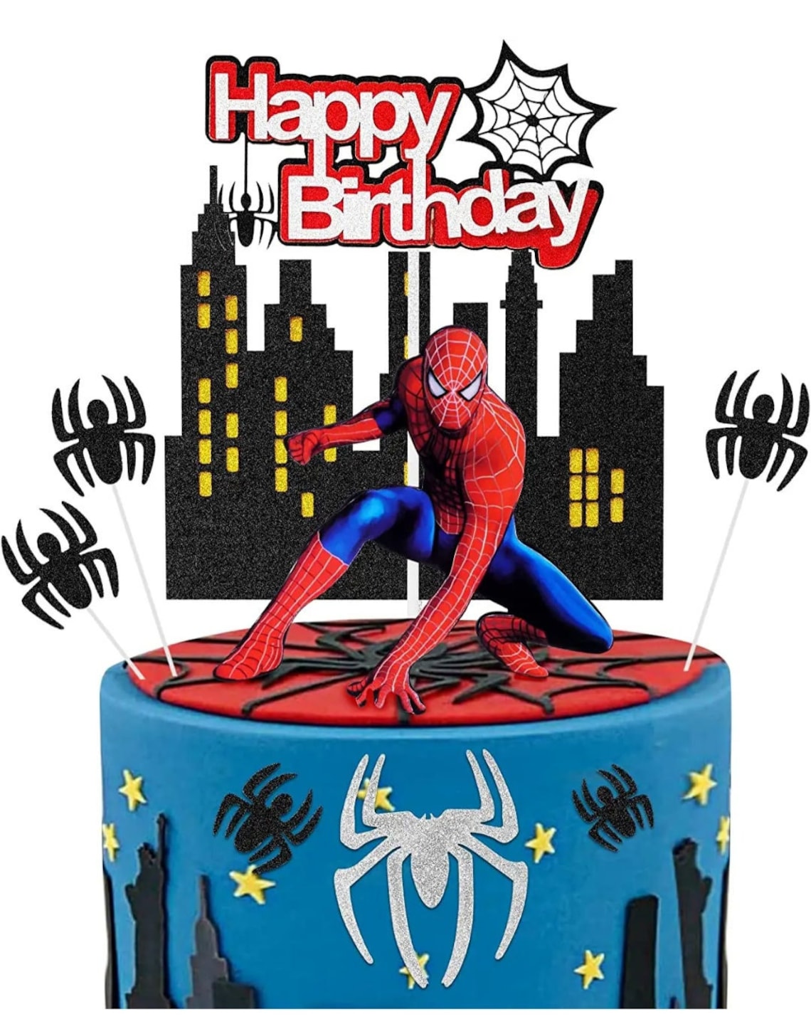 Spiderman Cake Topper - Etsy