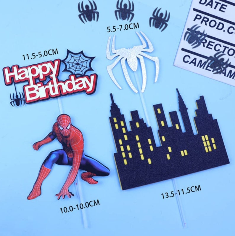 Spiderman Cake Topper - Etsy