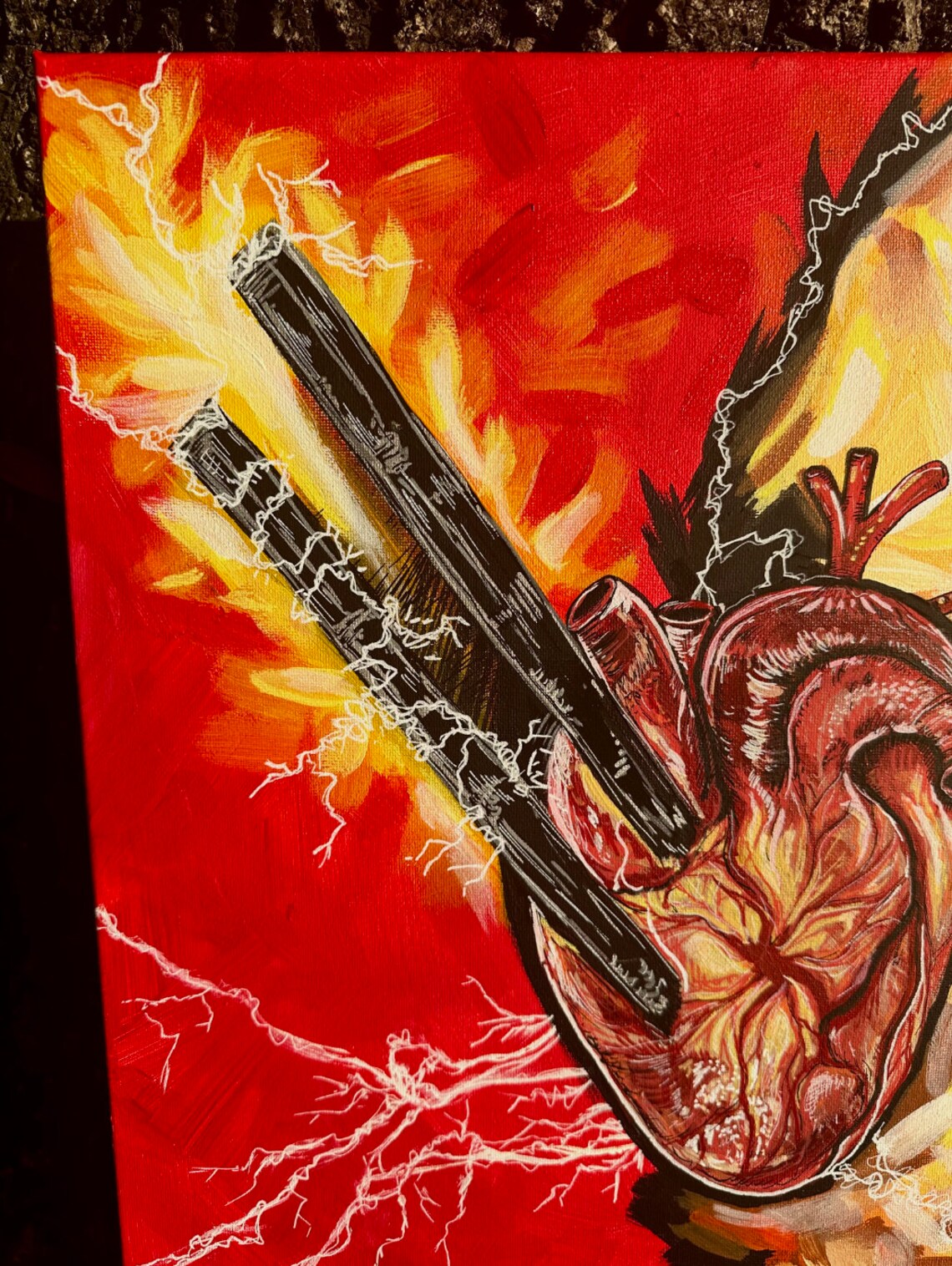 Electric Heart - Etsy