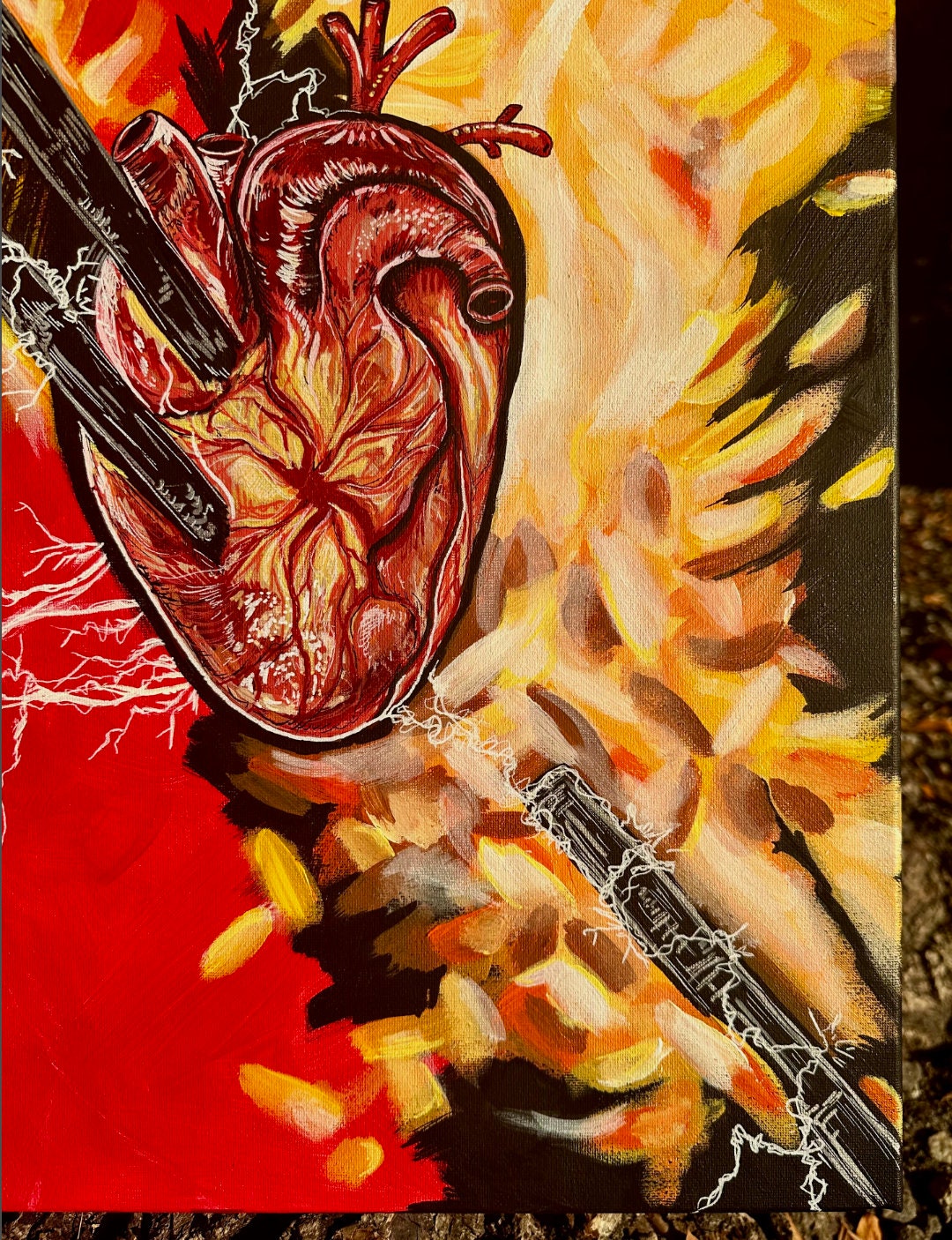 Electric Heart - Etsy