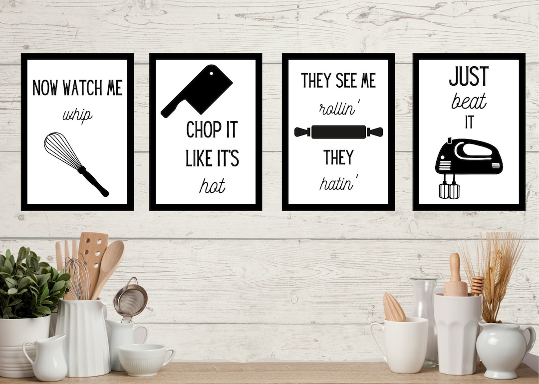 Kitchen Pun Printables-funny Kitchen Decor - Etsy