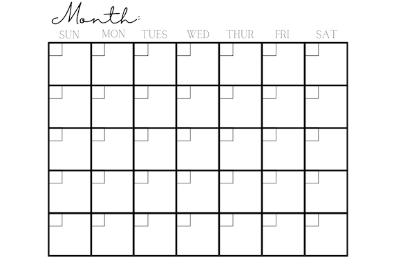 Calendar print out store