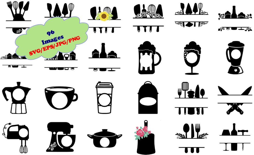 Kitchen Monograms - Crafting Images (svg,epg,jpeg,png) (cricut ...