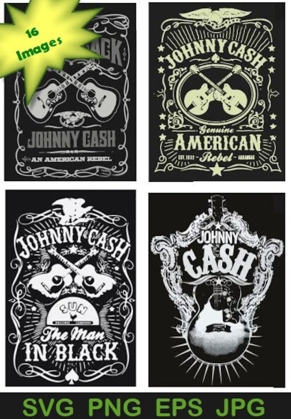 Johnny Cash Crafting Images svgepgjpegpng - Etsy