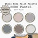 Boho Pastel Color Palette Sherwin Williams Whole House Interior Design ...