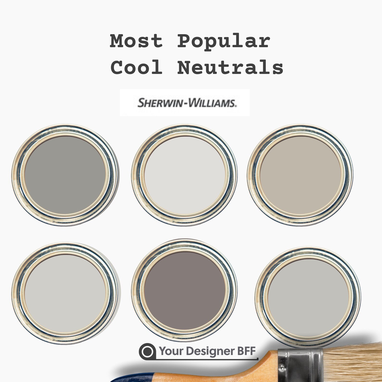 Most Popular Cool Neutrals Palette Interior Design Paint - Etsy
