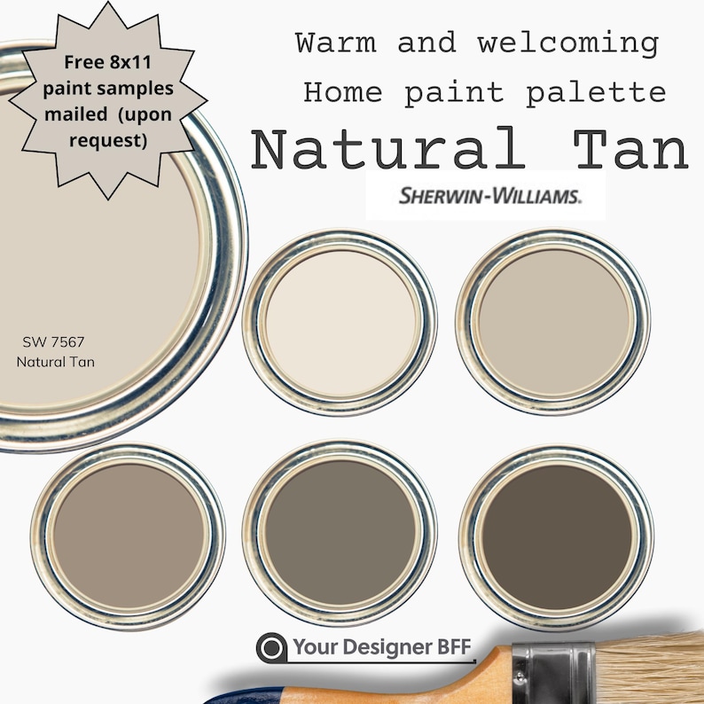 Cozy Color Palette to Complement SW 7567 Natural Tan – Warm & Timeless ...