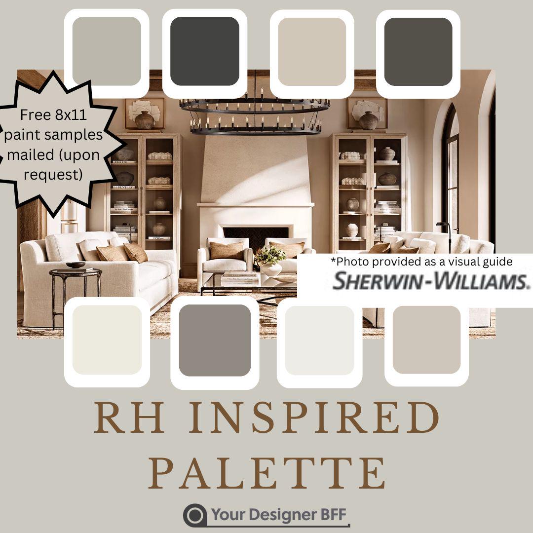 Restoration Hardware Inspired Sherwin-williams Paint Palette: Elegant ...
