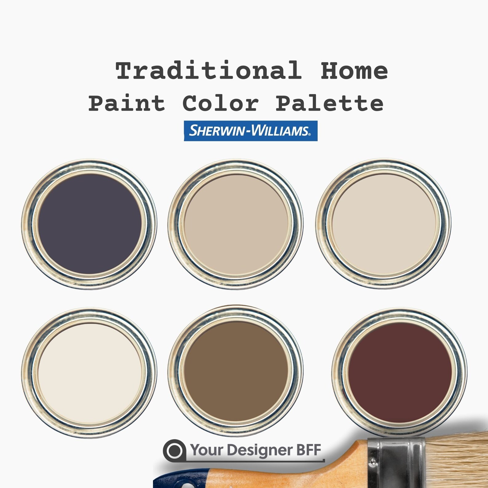 Traditional Home Sherwin Williams Paint Scheme, Interior Design Paint ...