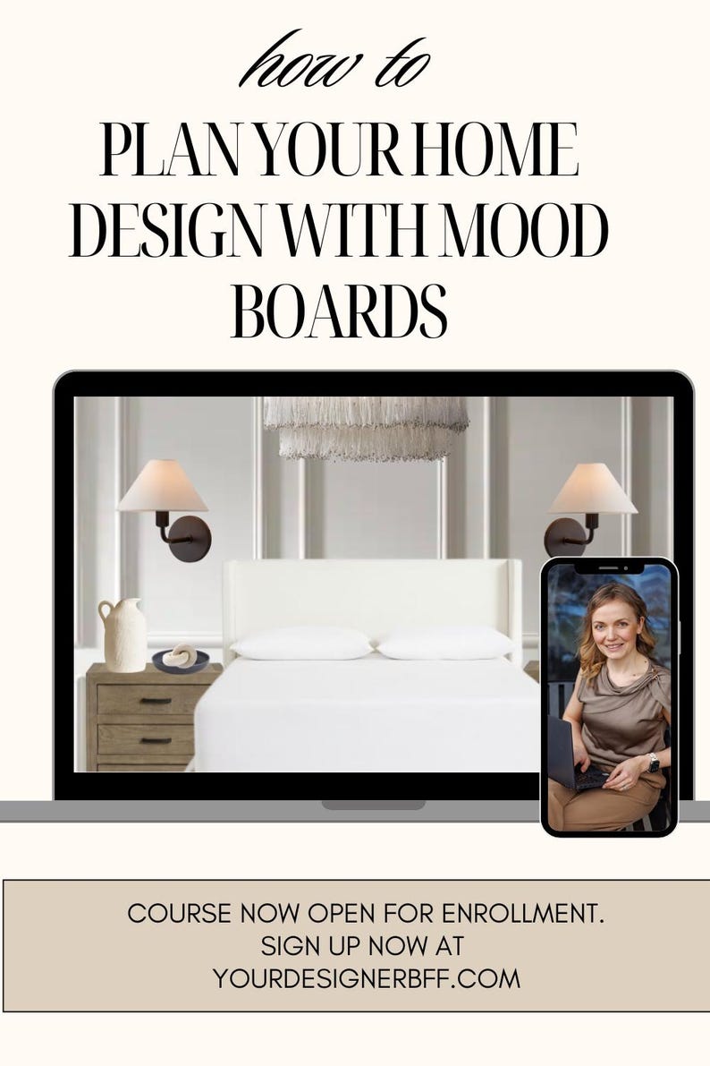 Canva Mood Board Design Toolkit and Course for Interior Design | DIY ...