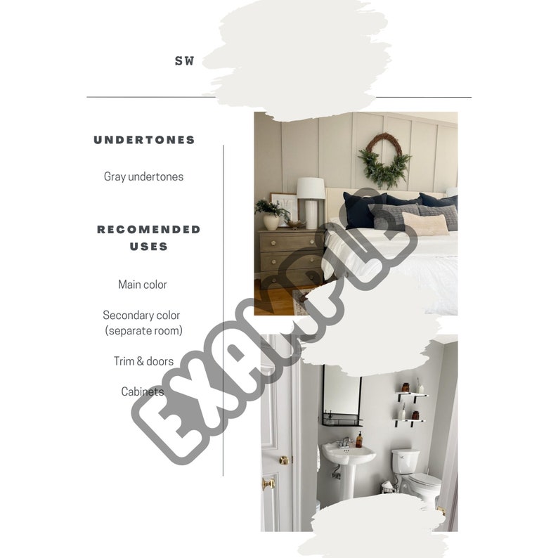 SW 7008 Alabaster Complementary Color Palette for Sherwin Williams ...