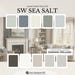 Sea Salt Sherwin-williams Whole House Paint Palette, Coastal Color ...