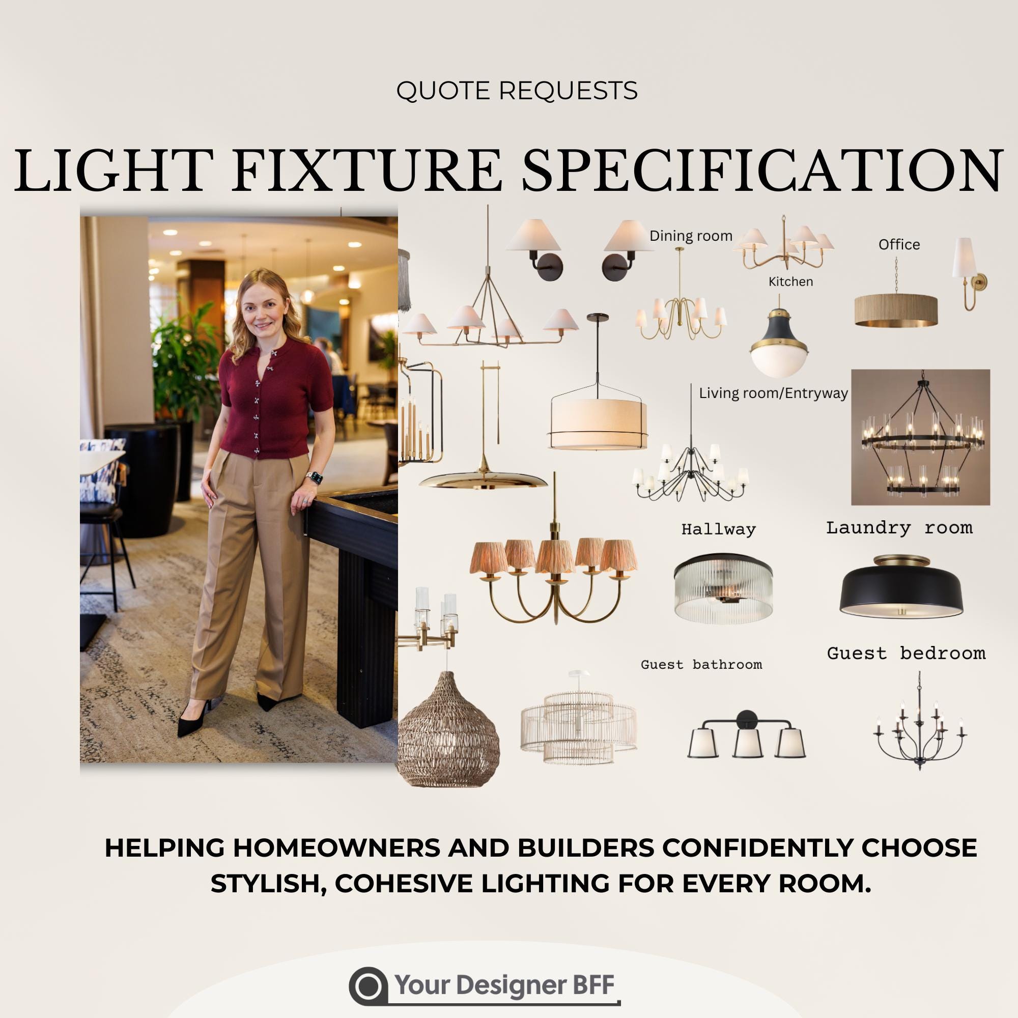 Whole House Lighting Plan – Interior Light Fixture Quote Request ...