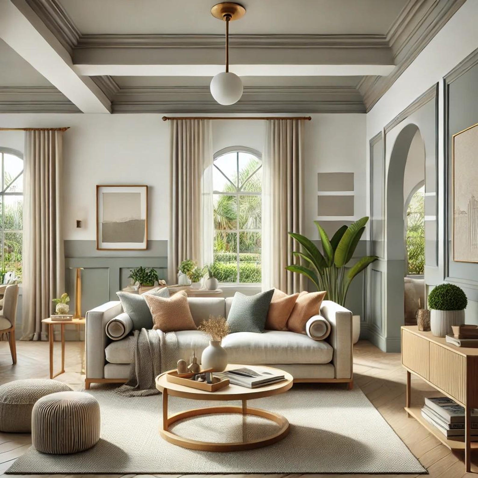 SW 7008 Alabaster Complementary Color Palette for Sherwin Williams ...