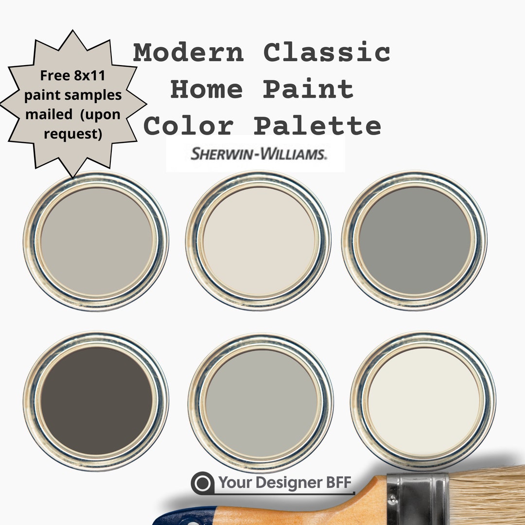 Modern Classic Whole House Color Palette - Sherwin Williams Paint ...