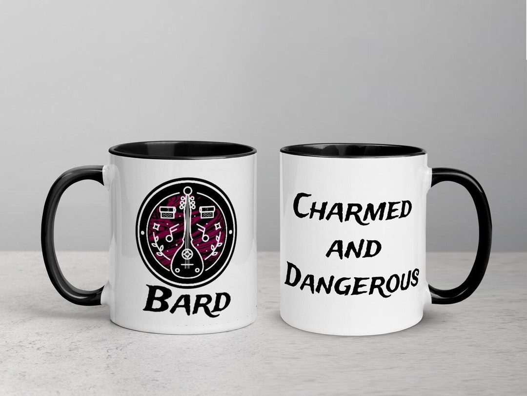 Charmed and Dangerous Mug, Bard Mug Great RPG Gift - Etsy