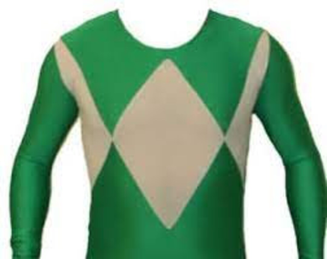 Mighty Morphin Green Ranger Body Suit Comes With Gloves, Boots, and ...