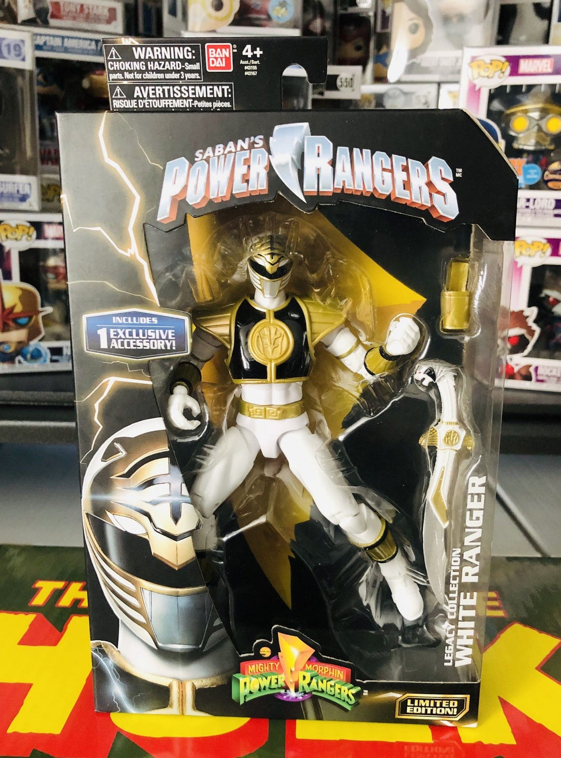 Power Rangers (classic) ~ White Ranger Legacy Action Figure ~ MMPR ...