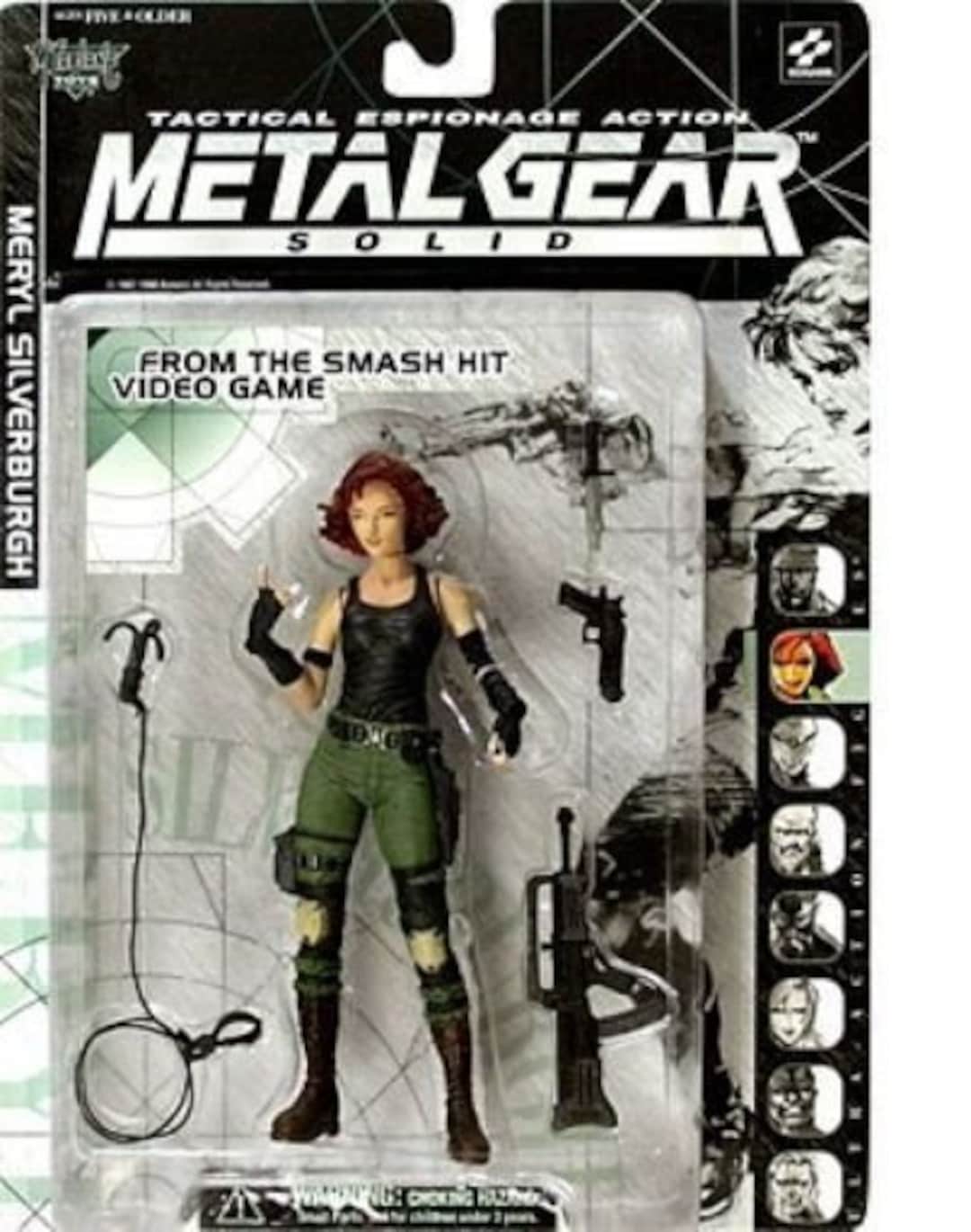 Metal Gear Solid Meryl Silverburgh Mcfarlane Toys 1999 rare - Etsy