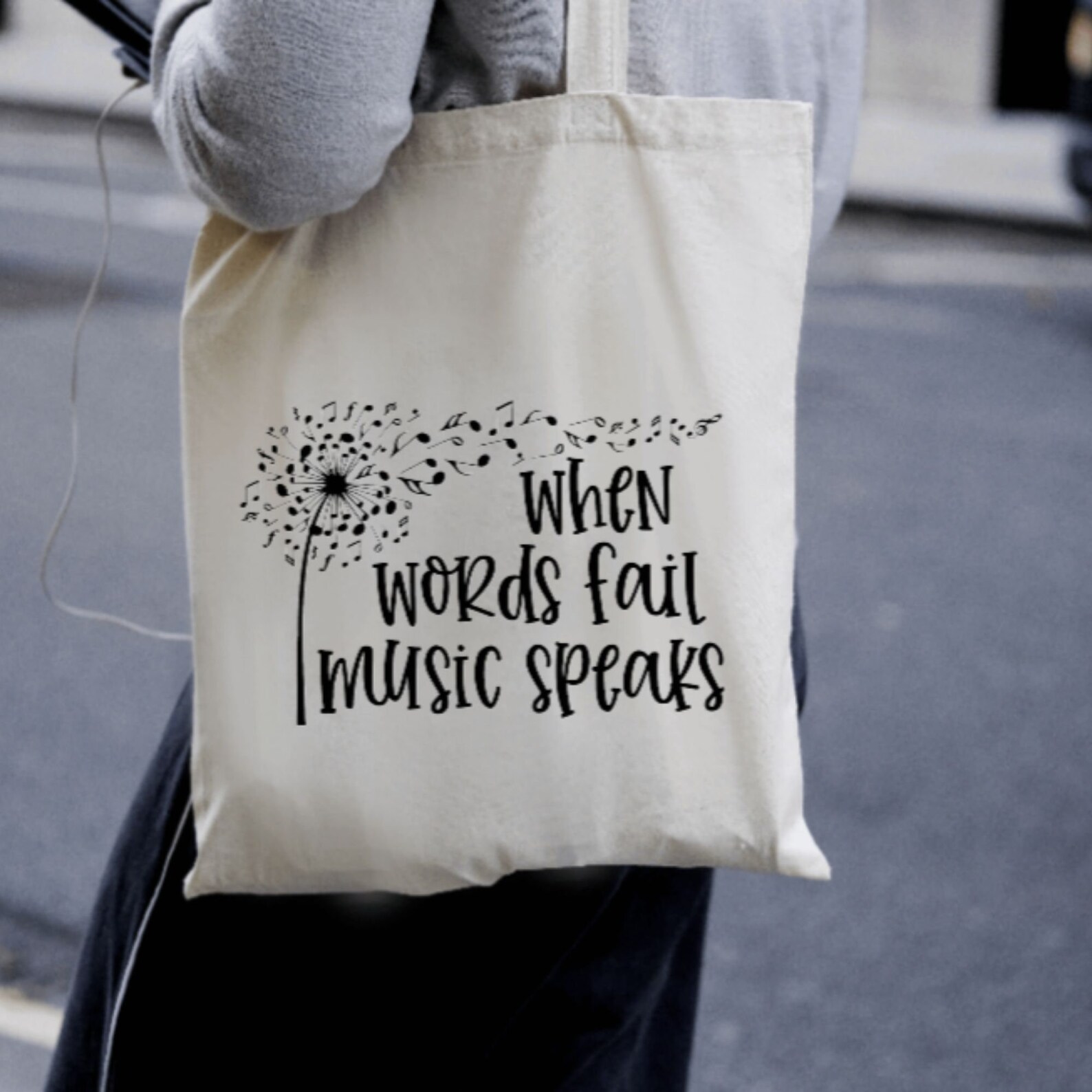 Music Teacher Bag, Music Teacher Gift, Custom Music Teacher Gift, Music ...