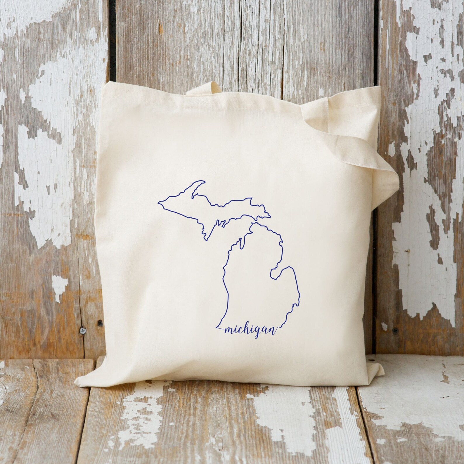 Michigan Tote Bag, MI State Tote Bag, State of Michigan Tote, Great ...