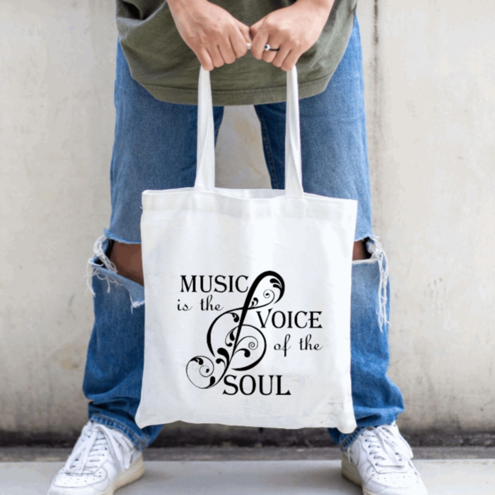 Music Teacher Bag, Music Teacher Gift, Custom Music Teacher Gift, Music ...