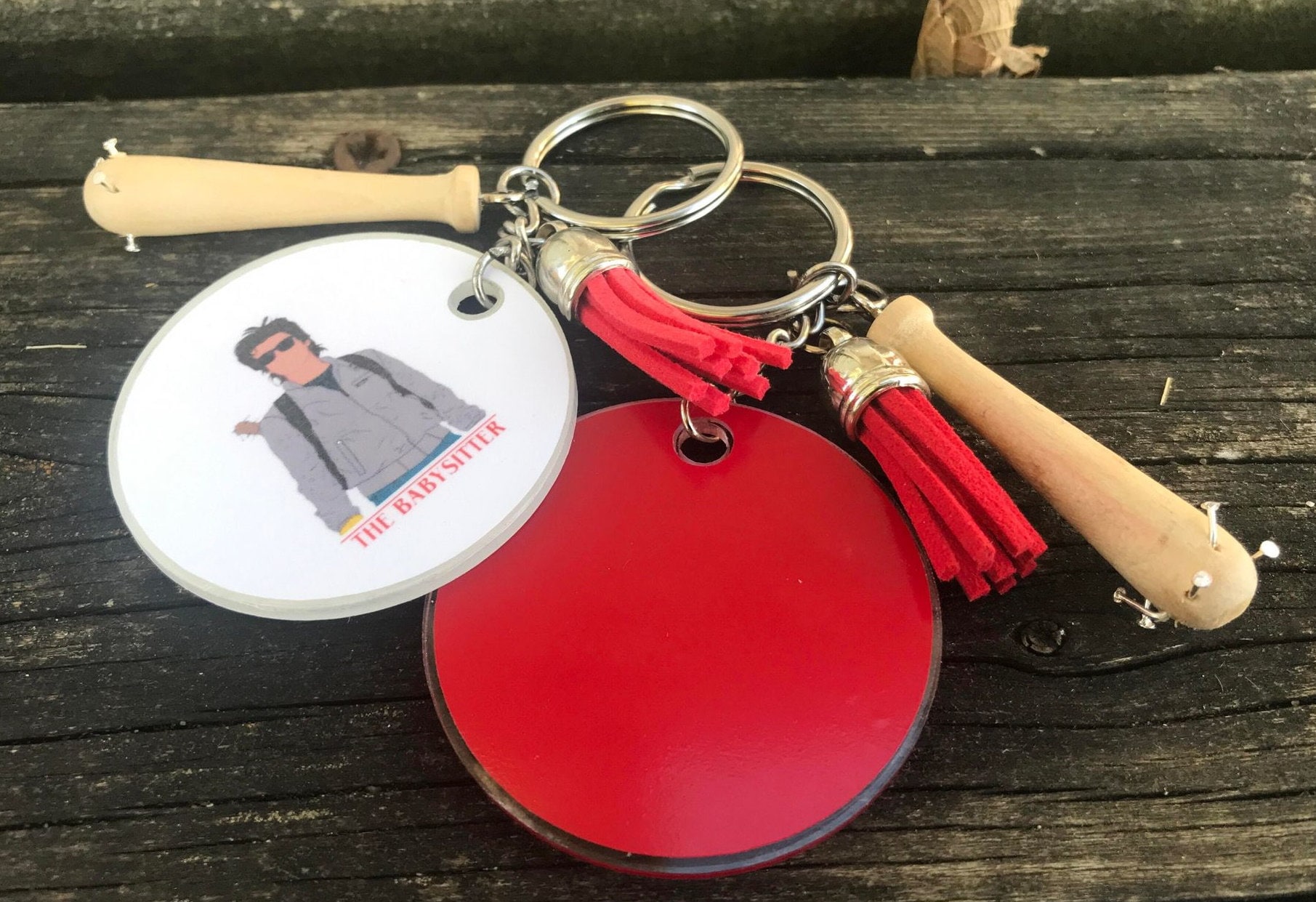 Stranger Things Steve Harrington Baseball Bat Keychain the - Etsy
