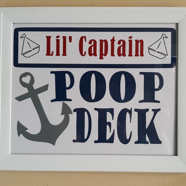 Poop Deck Sign - Etsy