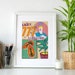 Colorful Drawn Digital Collage Fine Art Print 8.5x11 - Etsy