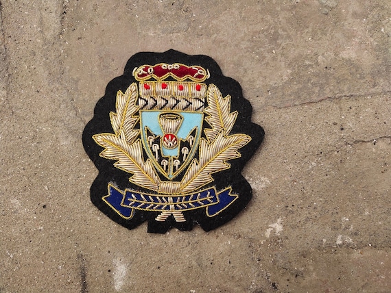 Beautifully Hand Crafted Patch. Handmade Bullion Wire Badge - Etsy