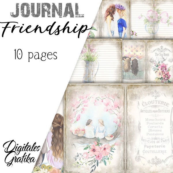 Friendship Journal Printable - Etsy