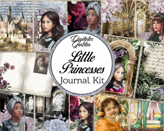 LITTLE PRINCESSES JOURNAL Kit Princess Junk Journal Pages - Etsy