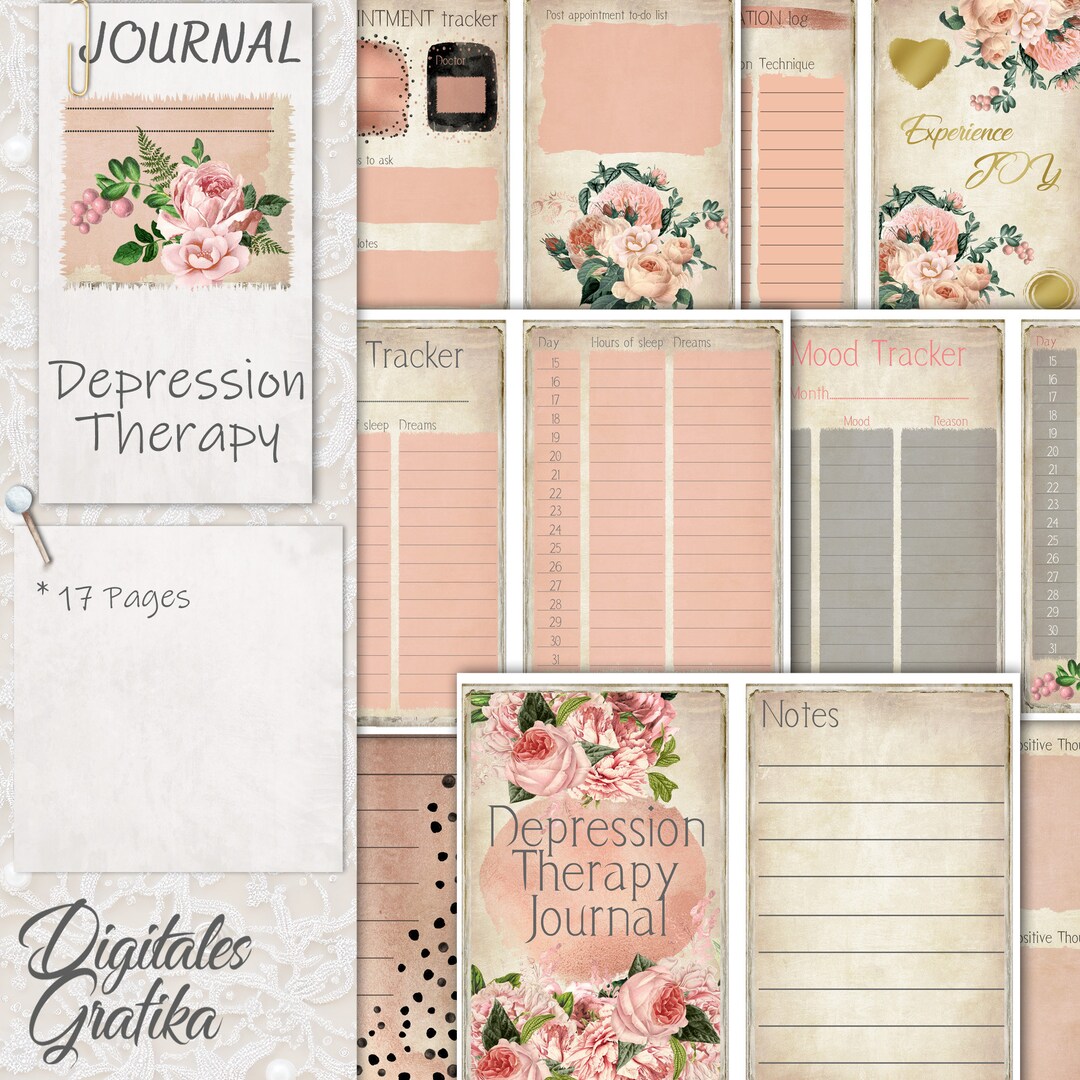 DEPRESSION THERAPY FUNCTIONAL Journal | Digital Journal | Pages | Notes ...