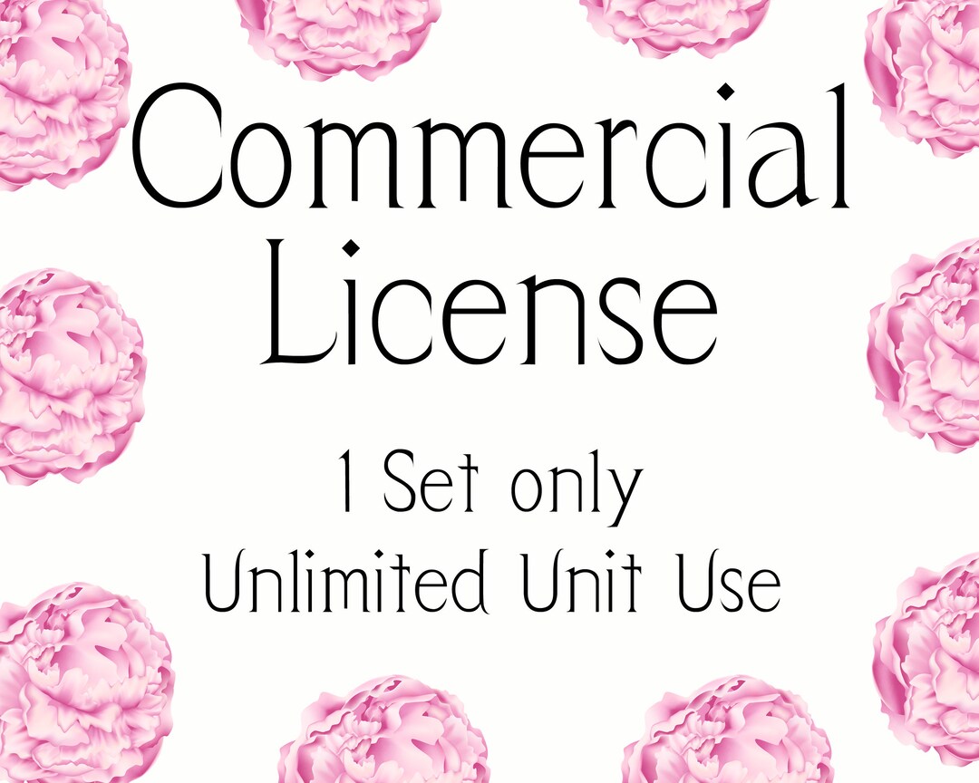 Single Set Commercial License: Clip Art Use - Etsy