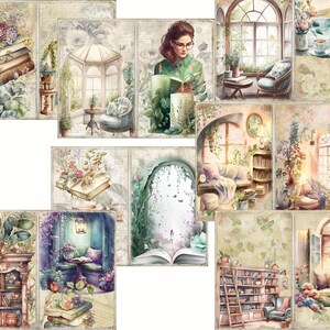 BOOKWORM JOURNAL KIT | Reading Journal | Pages | Envelopes | Paper ...