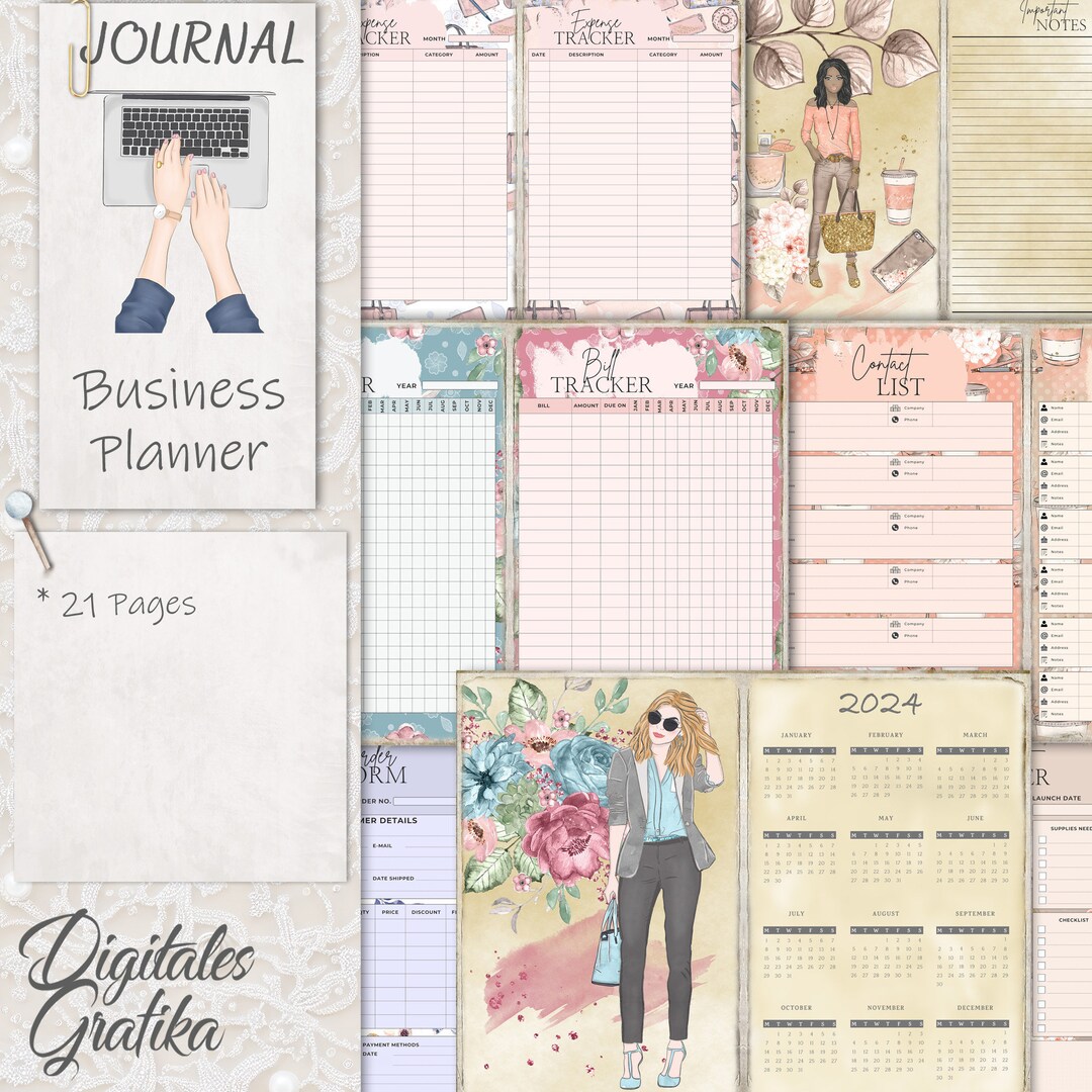 BUSINESS PLANNER FUNCTIONAL Journal | Digital Journal | Pages | Notes ...